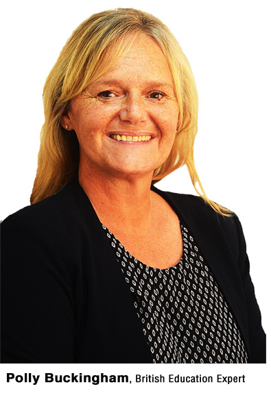 Polly Buckingham, British Education Expert
